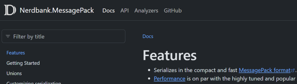 A Fresh Messagepack Library Jmpinline